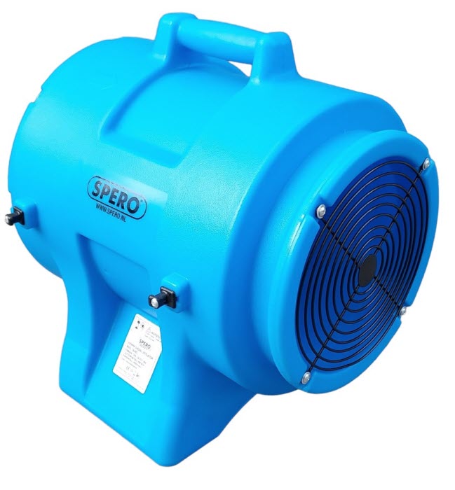 3900M3/H - Dia:300mm AxiaalVentilator 750W Incl. Koker met 4.5mtr slang ...