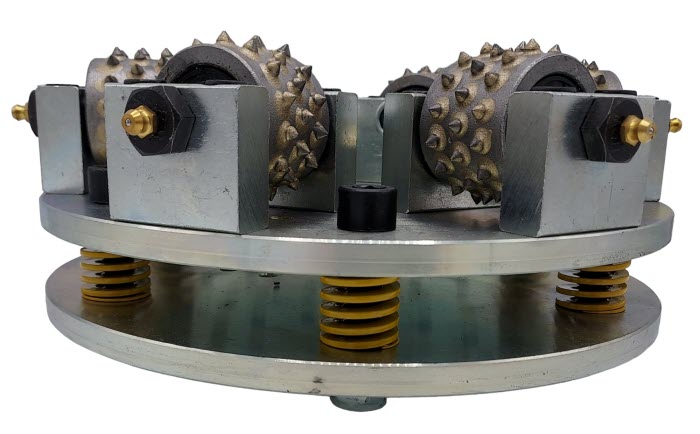 250mm Bouchardeerschijf Geveerd GROF tbv SPBS250 Vloerschuurmachine