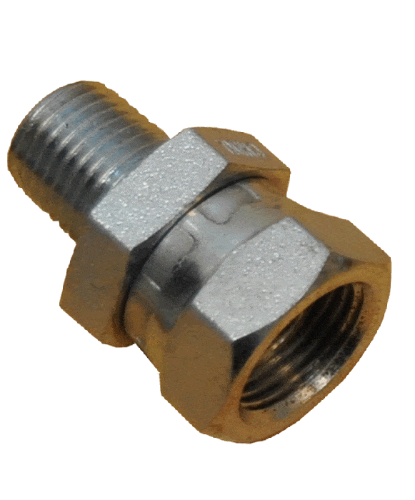 Verloopstuk 1/4 (M) - 1/4 (F)